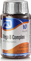 Quest Mega B Complex with 1000mg Vitamin C 60 tabs | Pharmacy-shop