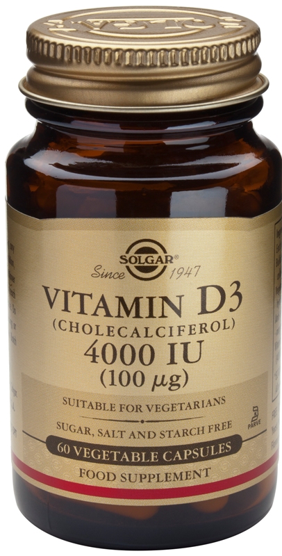 SOLGAR D-3 4000 IU SOFTGELS 60CAP | Pharmacy-shop